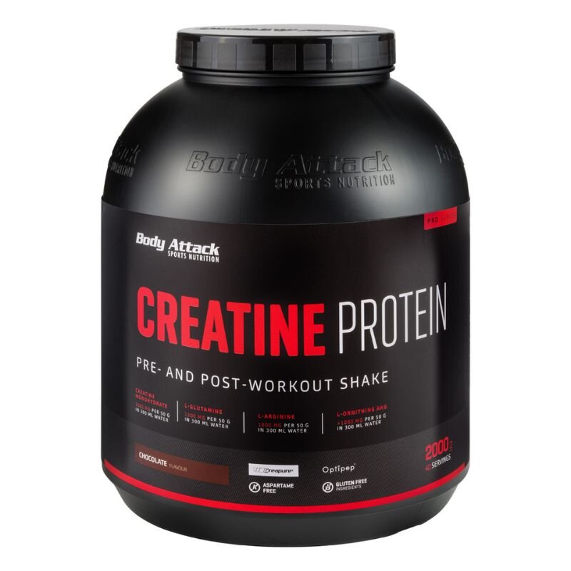 Body Attack Creatine Protein für Muskelaufbau günstig kaufen